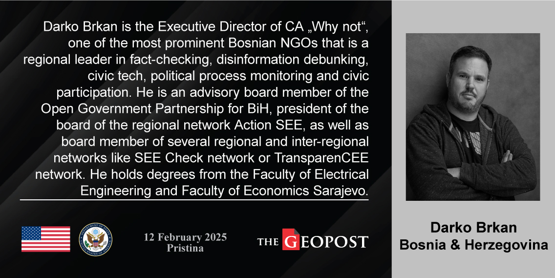 Balkan Disinformation Summit, Pristina 2025, Darko Brkan (B&H) - Gazeta ...
